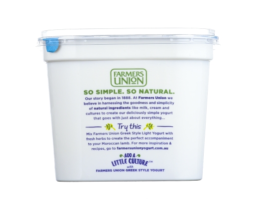 Farmers Union Light Greek Style Natural Yogurt | myaeon2go