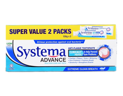 Systema Toothpaste Extreme Clean Breath Twin Pack | myaeon2go