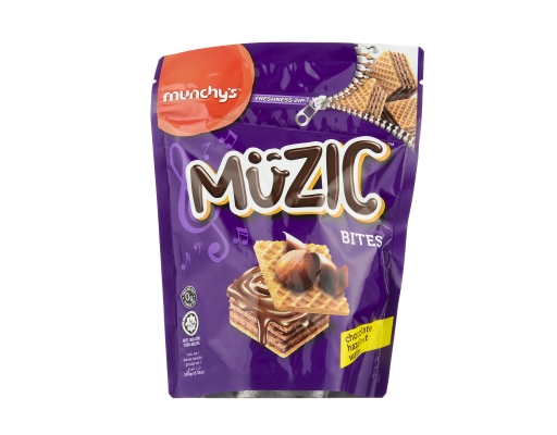 Munchy's Muzic Chocolate Hazelnut Cream Wafer Cubes | myaeon2go