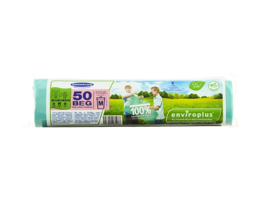 Sekoplas Enviroplus Biodegradable Garbage Bag Roll Medium Size | myaeon2go