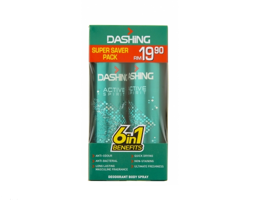 Dashing Deodorant Spray Active Spirit | myaeon2go