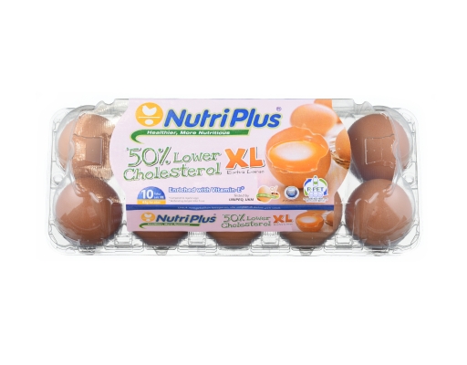 Nutriplus Lower Cholesterol XL, 10pcs - Extra Large Eggs