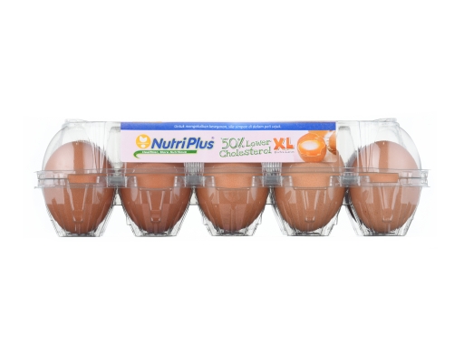 Nutriplus Lower Cholesterol XL, 10pcs - Extra Large Eggs