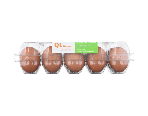 QL Omega Eggs, 15pcs - Omega-3 & DHA Enriched