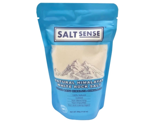 Salt Sense Natural Himalayan White Rock Salt | myaeon2go