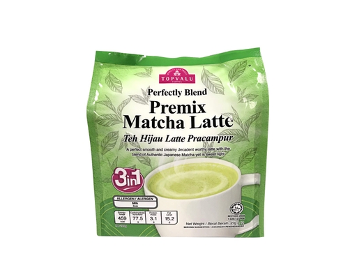 TOPVALU Premix 3 In 1 Matcha Latte | myaeon2go