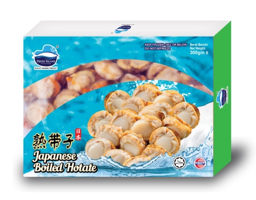 Fresh Island Japanese Boiled Hotate Scallop 40/50 | myaeon2go
