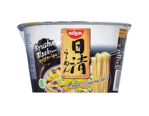 Nissin Japanese Ramen Bowl Kyushu Black | myaeon2go