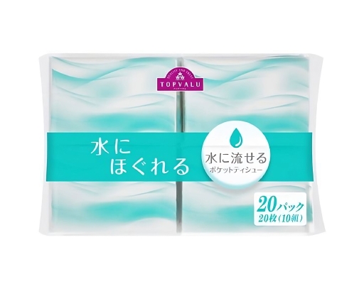 TOPVALU Flushable Tissue | myaeon2go