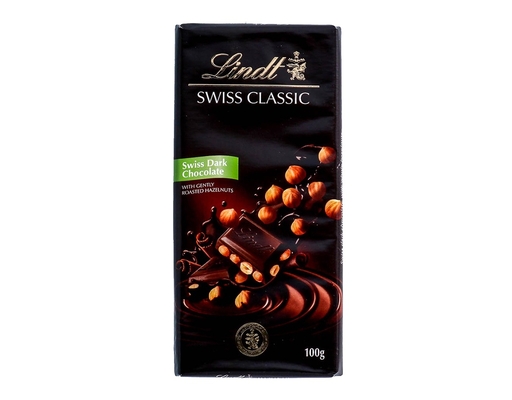 Lindt Swiss Dark Chocolate Roasted Hazelnut Bar | myaeon2go