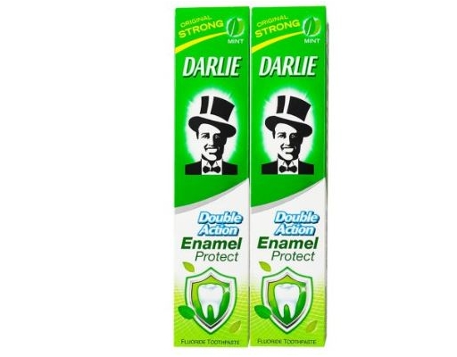 Darlie Toothpaste Double Action Enamel Protect Strong Mint Twin Pack ...