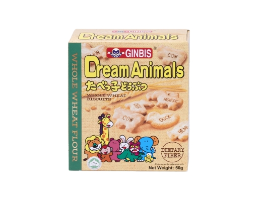 Ginbis Dream Animals Whole Wheat Biscuits | myaeon2go