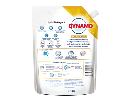 Dynamo Liquid Detergent Antibacterial Refill | myaeon2go