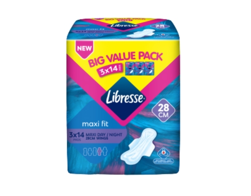 Libresse Maxi Fit Wing 28cm | myaeon2go