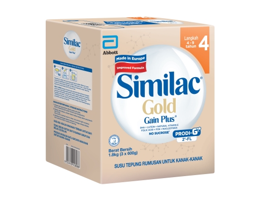 Similac Gold Gain Plus Step 4 (4 - 9 Year) | myaeon2go