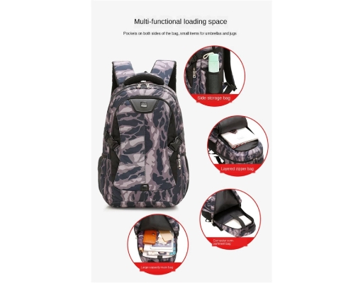 Ziranyu Backpack Grey | myaeon2go