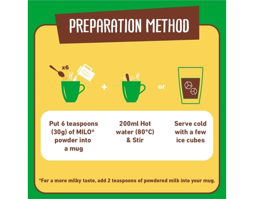 Milo Activ-Go Nutritious Chocolate Malt Drink Soft Pack