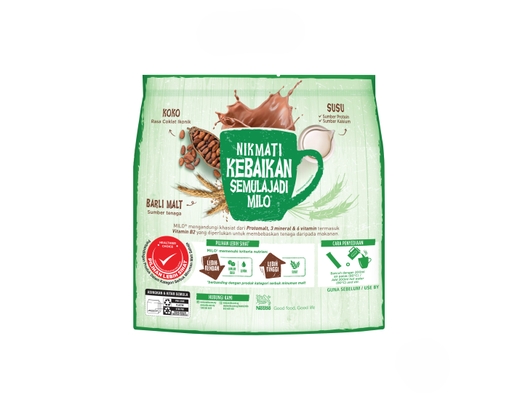 Milo Activ-Go Original Chocolate Malt Drink Stik Pek