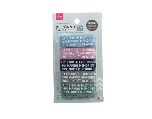 Daiso Cable Tie English Letters | myaeon2go