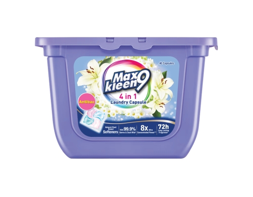 Maxkleen 9 4-In-1 Antibac Laundry Capsule | myaeon2go