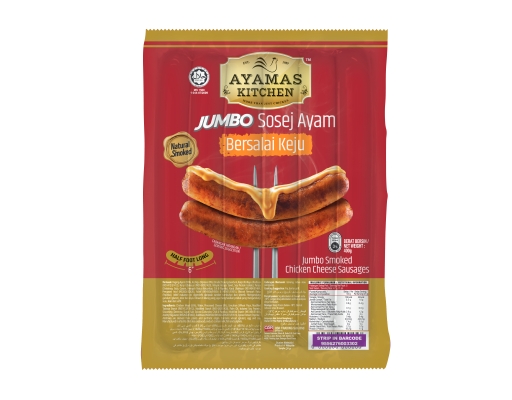 Ayamas Kitchen Jumbo Smoked Chicken Cheese Sausage | myaeon2go