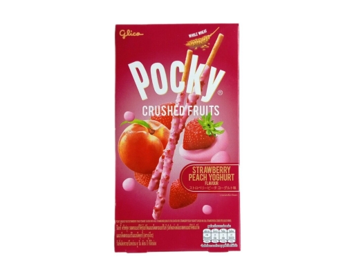 Pocky Crushed Fruits Strawberry Peach Yogurt | myaeon2go
