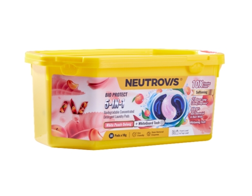 Neutrovis 5-In-1 Biodegradable Concentrated Detergent Laundry Pods ...