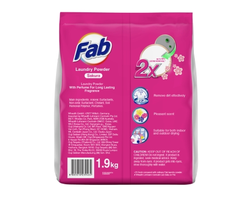 Fab Powder Detergent Sakura | myaeon2go