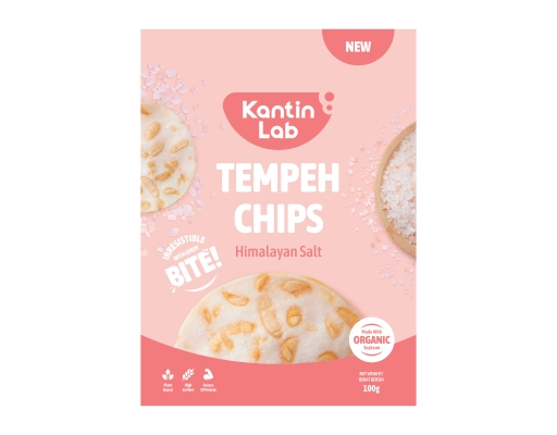 Kantin Lab Himalayan Salt Flavoured Tempeh Chips | myaeon2go