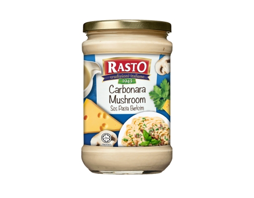 Rasto Creamy Carbonara Mushroom Pasta Sauce | myaeon2go