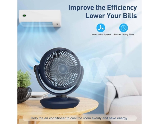 Midea Circulation Table Fan 6" (MFG150M0APB) | myaeon2go