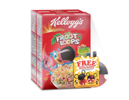 Kellogg's Froot Loops Twin Pack FOC Disney Bottle | myaeon2go