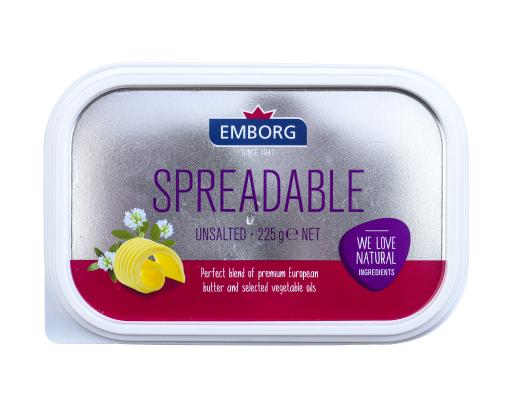 Emborg Spreadable Butter Unsalted | myaeon2go