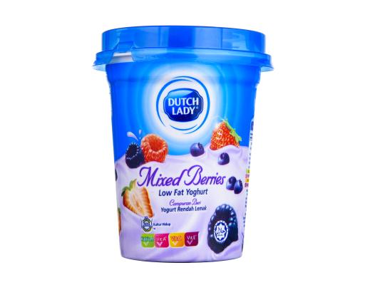 myAEON2GO | Dutch Lady Low Fat Yogurt Mixed Berries 140 g
