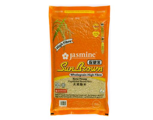 Jasmine Sunbrown Wholegrain High Fibre Rice | myaeon2go