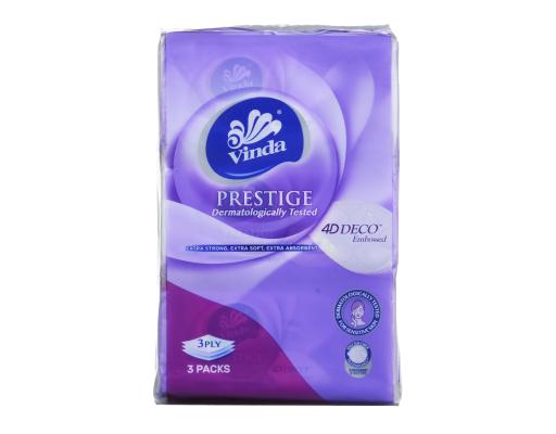 Vinda Deluxe Prestige 4D Soft Pack 3ply Deluxe Prestige 4D Soft Pack ...