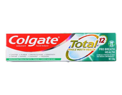 Colgate Toothpaste Total Pro Breath Health Toothpaste Total Pro Breath ...