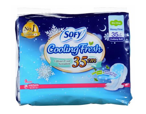 Sofy Cooling Fresh Night Slim Wing 35cm Cooling Fresh Night Slim Wing ...