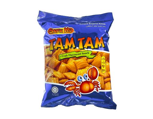 Snek Ku Tamtam Crab Flavoured Snack Tamtam Crab Flavoured Snack | myaeon2go