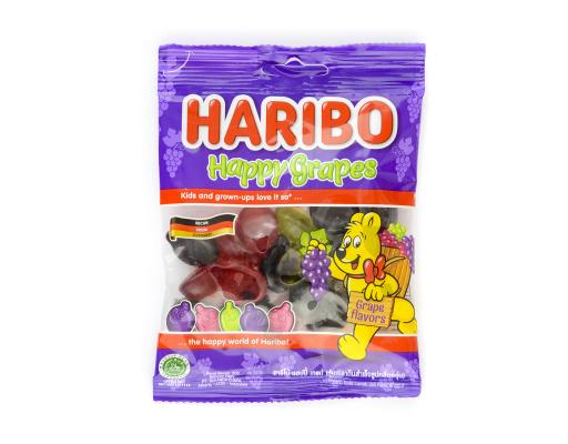 Haribo Happy Grapes Gummy Candy Happy Grapes Gummy Candy | myaeon2go
