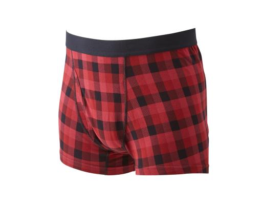 Inner Casual Men Regular Boxer Checkered Red | myaeon2go