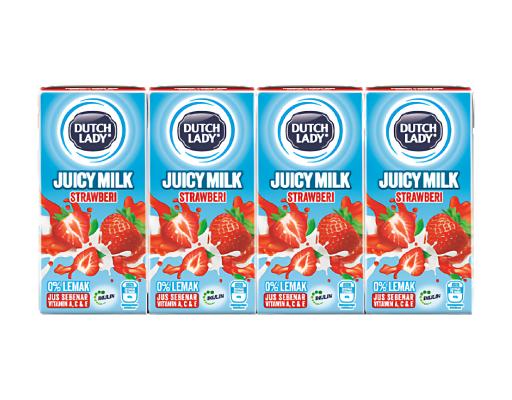 Dutch Lady Strawberry Juice Milk Strawberry Juice Milk | myaeon2go