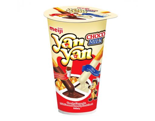 Meiji Yan Yan Dip Biscuit Stick Choco Milk Yan Yan Dip Biscuit Stick ...