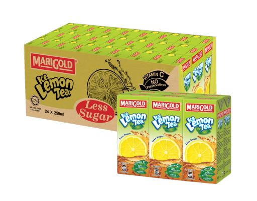 Marigold UHT Less Sugar Ice Lemon Tea | myaeon2go