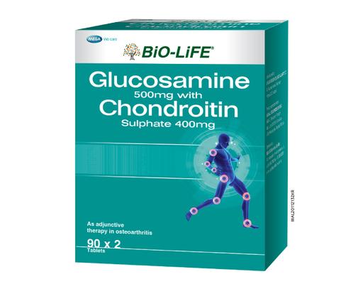 Biolife Glucosamine 500Mg+Chondroitin 400Mg Glucosamine 500Mg ...