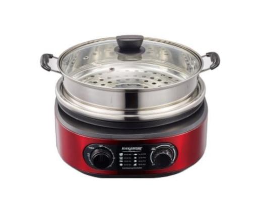 Hanabishi Stainless Steel Multi Cooker With Steamer 1650W HA1900S ...