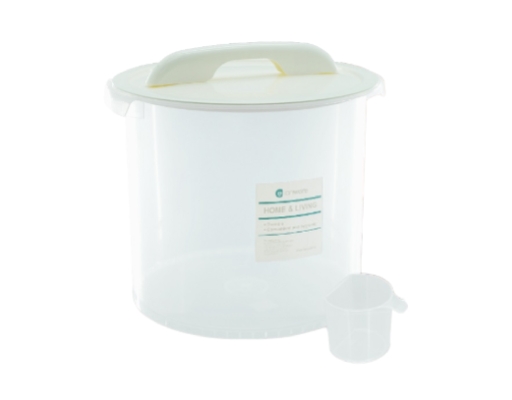 Elianware Rice Container Round White (E-215) | myaeon2go