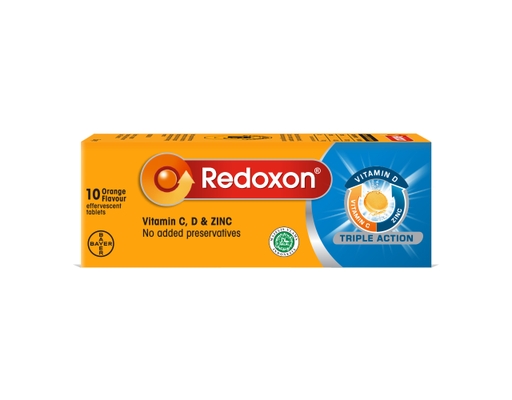 Redoxon Redoxon Triple Action Effervescent Tab Orange | myaeon2go